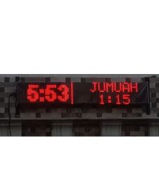 Outdoor Smart Prayer Times LED Display | LED Salah Indicator | Islamic Shop